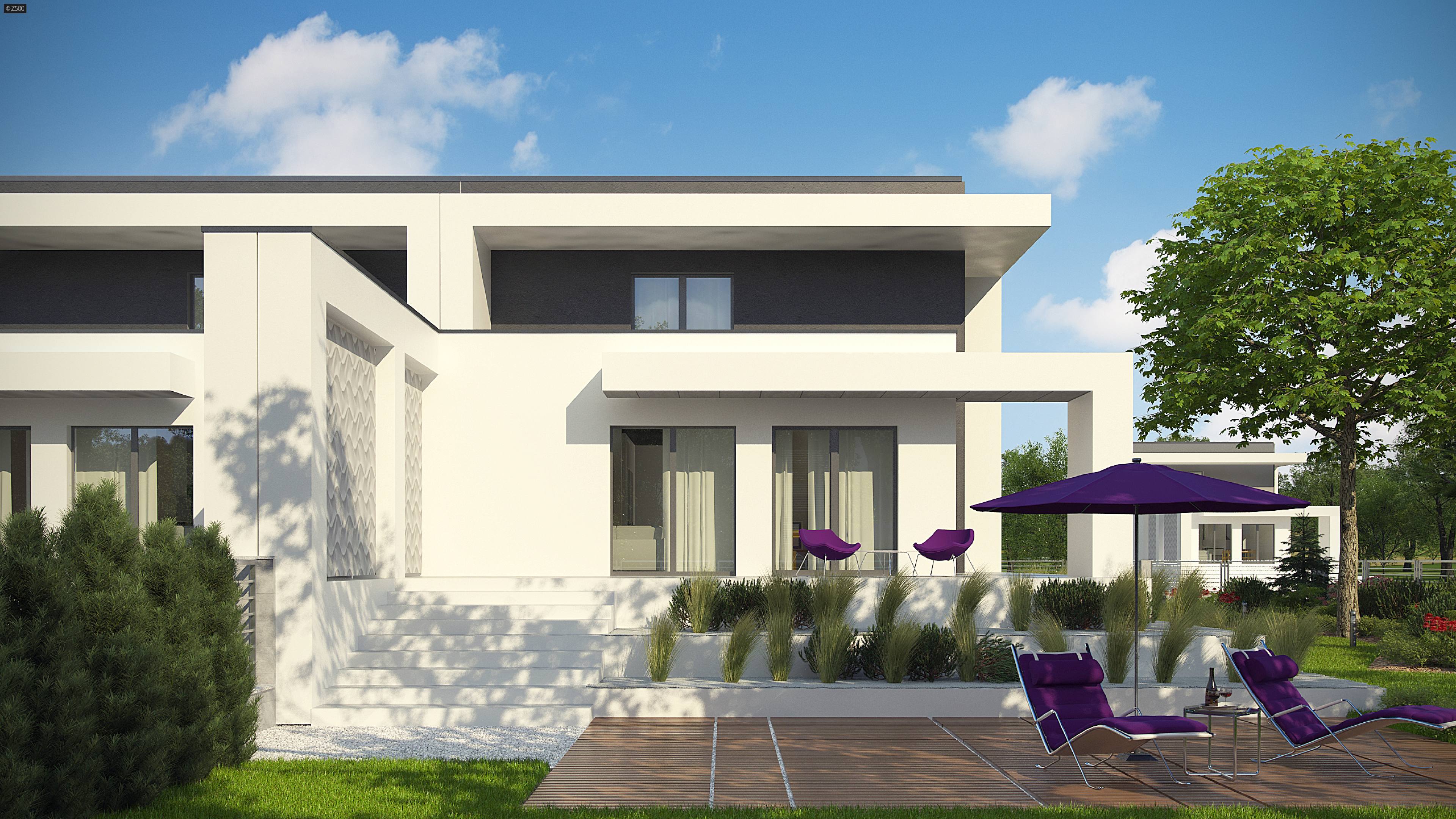 Návrh domu Zb18 Segment pre dvojdomy alebo radové domy so suterénom a ...